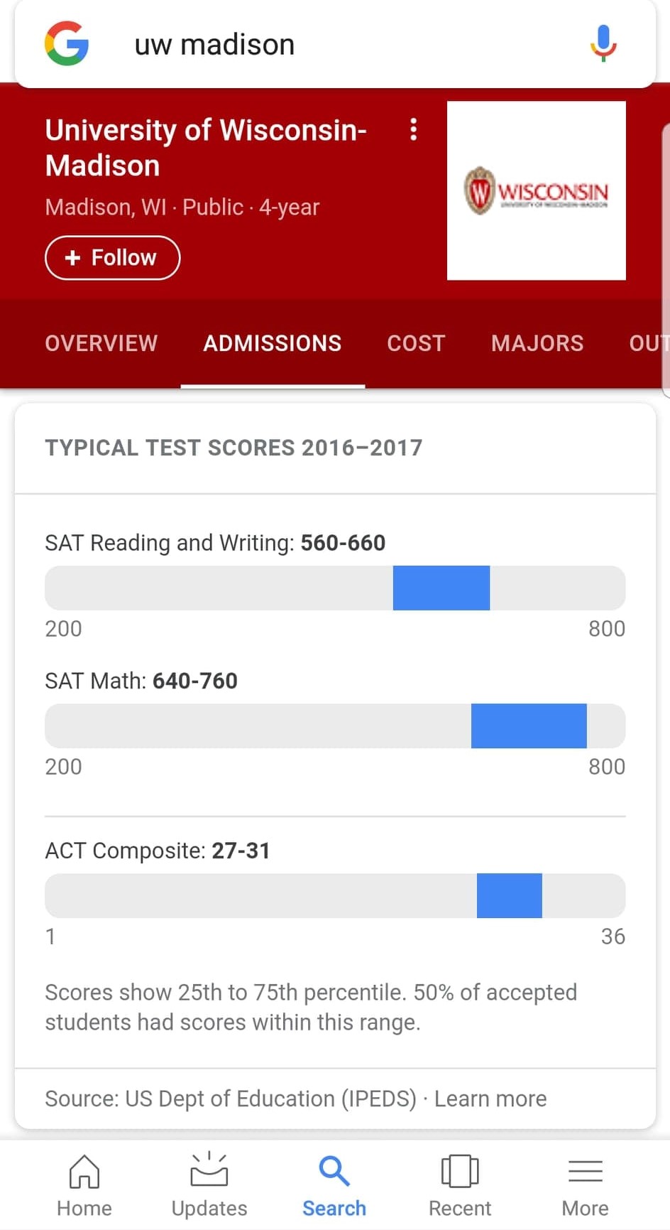 A Guide to the Google College Search Feature | Perfect Search Media