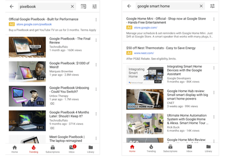 Google Search Ads Are Now in YouTube Search Results